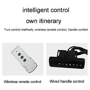 RAJYQODIS Motorized Tv Mount, Tv Motorized Lift with Remote Control and Memory Setting, Vertical and Ceiling Installation Methods, Fits 26-70inch TVs