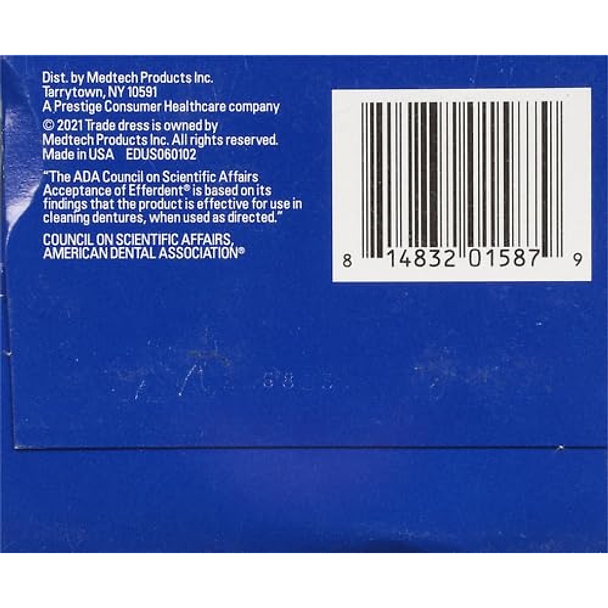 Efferdent Denture Cleanser Tablets, Complete Clean, 102 Tablets