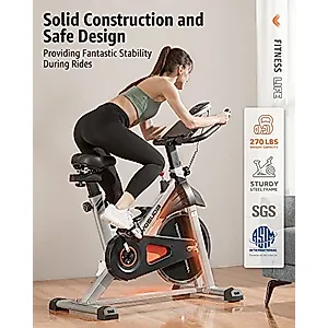 YOSUDA Indoor Cycling Bike Stationary - Cycle Bike with Ipad Mount & Comfortable Seat Cushion