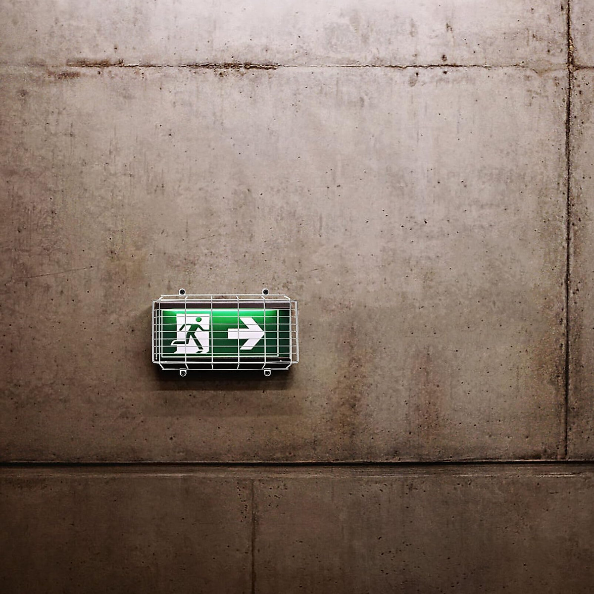 Housoutil Exit Sign Guard Stainless Steel Protective Guard for Emergency Light Emergency Light Wire Guard Emergency Guard Stainless Steel