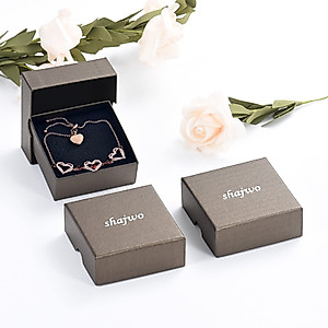 shajwo Cremation Jewelry Heart Urn Bracelet for Ashes for Women Girls Cremation Link Memorial Bracelet,Rose Gold-Red