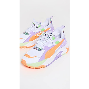 PUMA Rs-TRCK Feelin' Extra Puma White/Orange Peach/Vivid Violet 6.5 B (M)