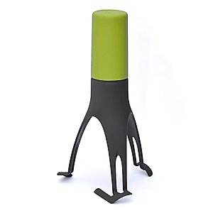Uutensil Stirr - the Unique Automatic Pan Stirrer - Longer Nylon Legs, Olive Green