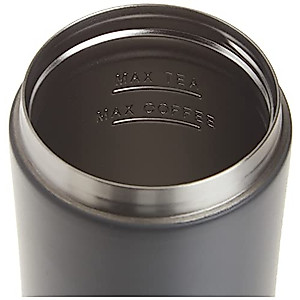 ESPRO P1 French Press Coffee Maker for Travel - Double Walled Stainless Steel Vacuum Insulated Coffee Maker and Tea Maker, Portable and Durable Coffee Press for Travel, 12 Ounce, Gun Metal Gray