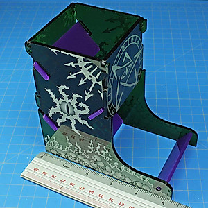 LITKO Cthulhu Dice Tower | Dice Roller | Dice Tumbler | Dice Boot | Compatible with Arkham Horror and Eldritch Horror