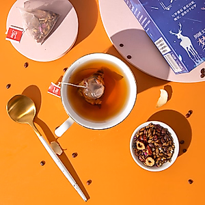 Sour Jujube kernel Lily Tea,Caffeine Free Tea160g (8g*20bag) 5.64OZ,Sleep Tea Wellness Tea barley Tea 酸枣仁晚安茶