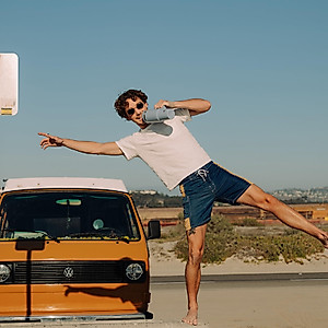 Konokyo 30 oz Tumbler with Handle and 2 Straws,2 in 1 Lid Insulated Water Bottle Stainless Steel Travel Coffee Mug,Blue Haze