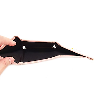 Ralcosuss Cute Dinosaur Wallet for Women Girls Ladies Small Leather Trifold Purse Card Holder Clutch Purse