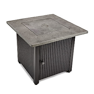 Mitchell Gray 30” Square Gas Fire Table