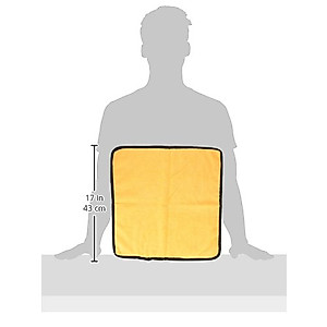 Chemical Guys MIC_506_03 Professional Grade Premium Microfiber Towels, Gold (16 Inch x 16 Inch) (Pack of 3) - Safe for Car Wash, Home Cleaning & Pet Drying Cloths