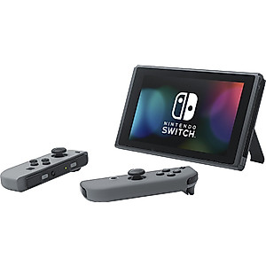 Nintendo Swtich 4 items Bundle:Nintendo Switch 32GB Console Gray Joy-con,64GB Micro SD Memory Card and an Extra Pair of Nintendo Joy-Con (L/R) Wireless Controllers Neon Blue,The Legend of Zelda