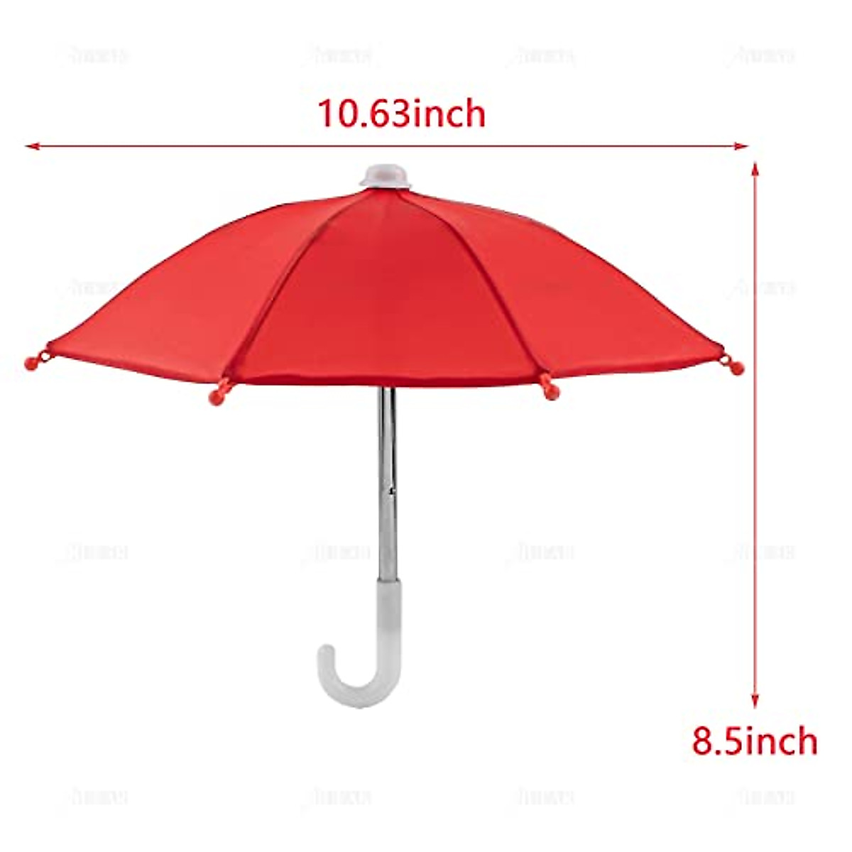 AUEAR, 5 Pack Colorful Mini Umbrella Cute Tiny Umbrella Small Sunny Rainy Umbrella for Photography Props Home Decoration Supplies