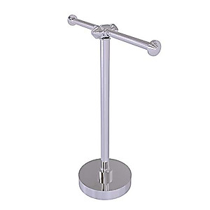 Allied Brass SB-82-PC Southbeach Collection Vanity Top 2 Arm Guest Towel Holder, Polished Chrome