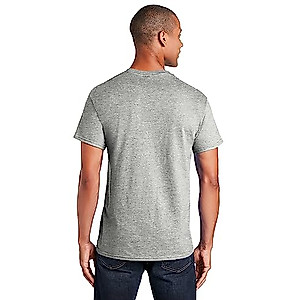 Gildan Men's Ultra Cotton T-Shirt with Pocket, Style G2300, 2-Pack, Sport Grey, Large