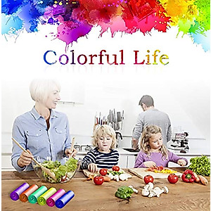 Alimu Small Trash Bags, 150 Counts 4 Gallon Small Kitchen Garbage Bags Material Wastebasket Can Liners Bags Small Size 20-Liters for Office, Home, Bathroom, Kitchen