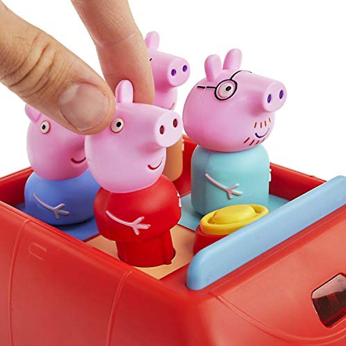 Peppa Pig's Clever Car Interactive Pre-School Toy With Lights And Sounds - Self Driving - Plays Peppa Music And Talks - Motorized Vehicle With Collision Avoidance Sensors– Red