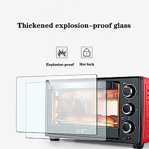 Mini Oven 23 L,Electric Oven 1300 W Adjustable Temperature 70-250 ℃ and 60 Minutes Timer with 3 Heating Functions for Baking Cooking Grill (Black)