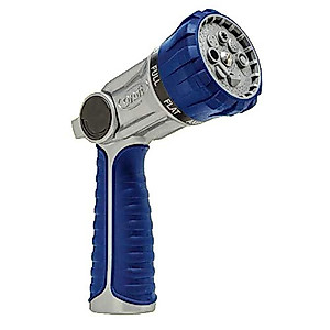 Orbit Max 26700 8-pattern Commercial Grade Zinc Rubber Coated Grip Rear-thumb Nozzle