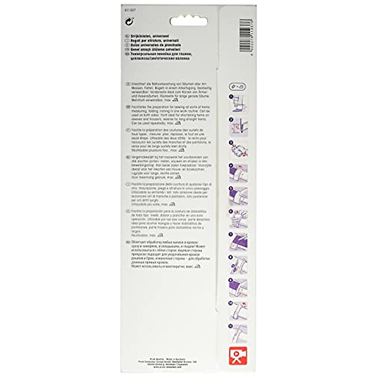 Prym Ironing rulers, General Purpose Purple 611937