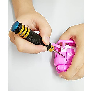 VICRAZZE Model Panel Line Scriber Resin Carved Scribe line Hobby Cutting Tool Model Chisel with 7 Blades 0.1/0.2/0.4/0.6/0.8/1.0/2.0mm for Carving Cutting