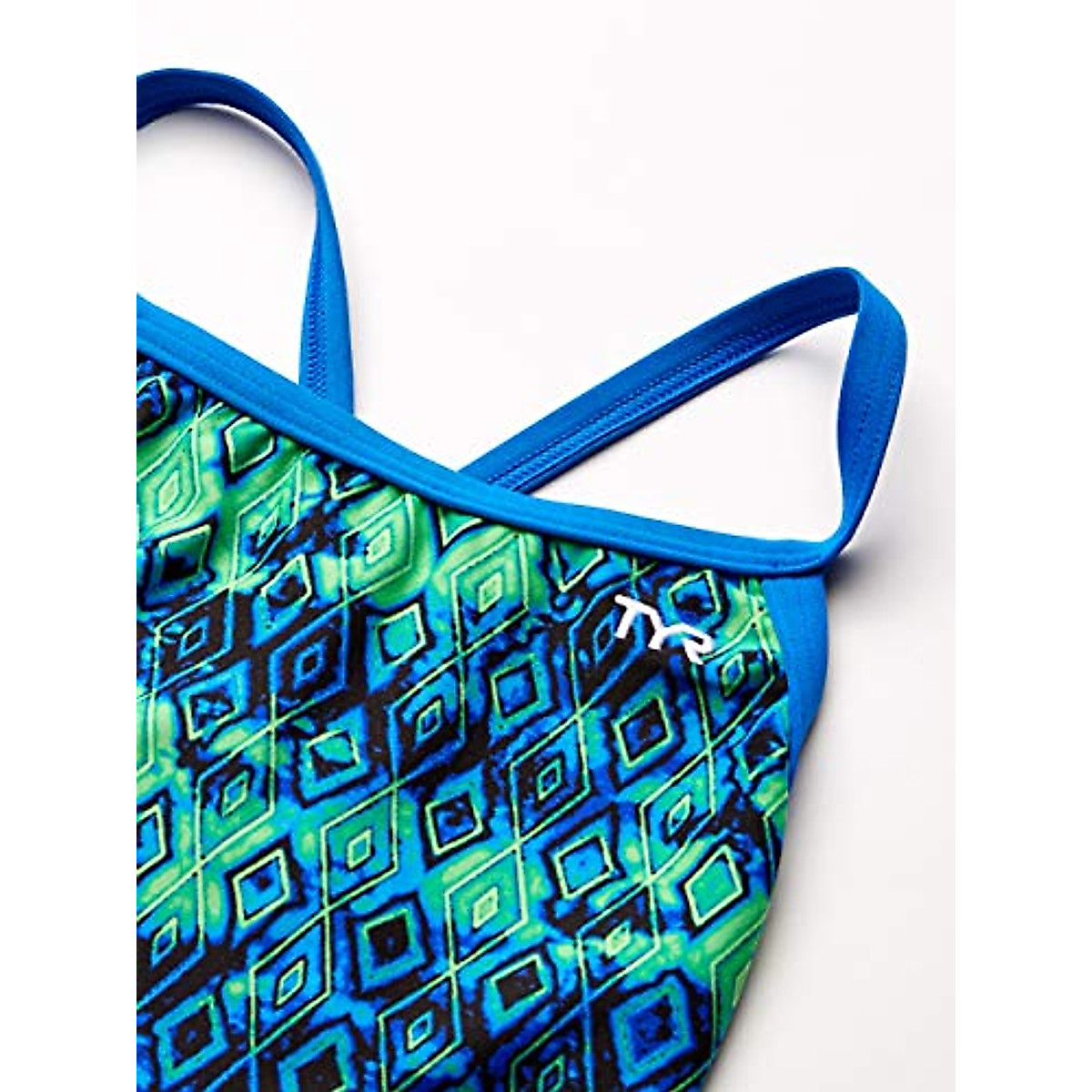 TYR Glacial Diamondfit, Blue/Green, 32