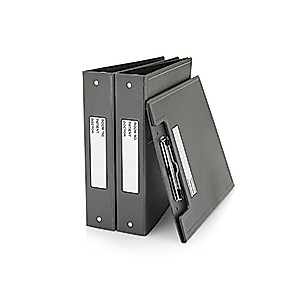 Carstens Patient I.D. Adhesive Medical Chart Labels for 1.5” – 4” Ring Binder Spines – Pre-Printed Sticker Labels (Room No. / Patient/Doctor), 5 3/8” x 1 3/8”, White, Roll of 200