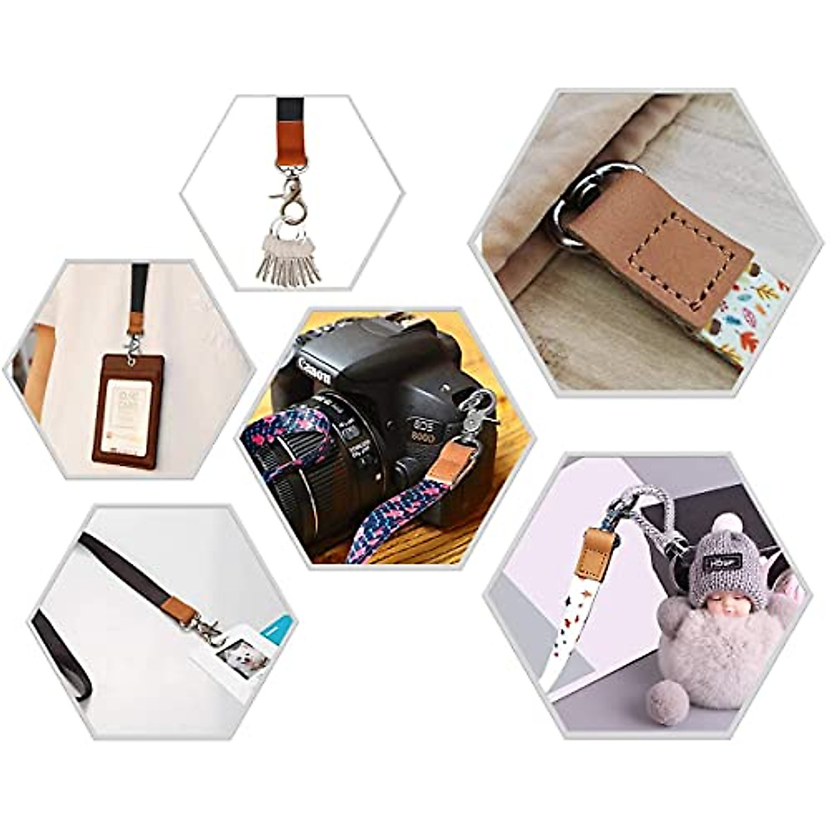 AZEAM Lanyard,Black Lanyard for Keys Keychain Lanyard Holder with Metal Clasp, ID Badges Cool Lanyard for Men Women, Long Neck Teacher Lanyard for Card Holder Car Keys, Wallet, Key Chain