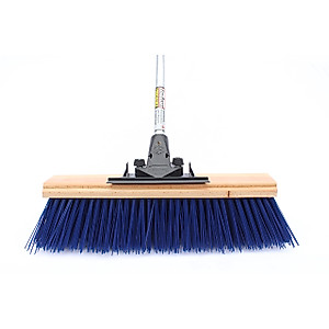 FlexSweep Unbreakable Commercial Push Broom 18" Extra Coarse STREET SWEEPER