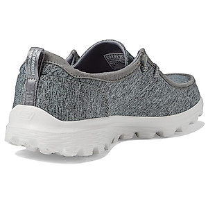 Skechers Women's GO Walk 2-Spring Fun Sneaker, Gray, 8