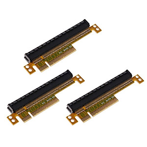 Baosity 3Pcs PCI Riser 8 to x16 Slot Adapter Converter Board