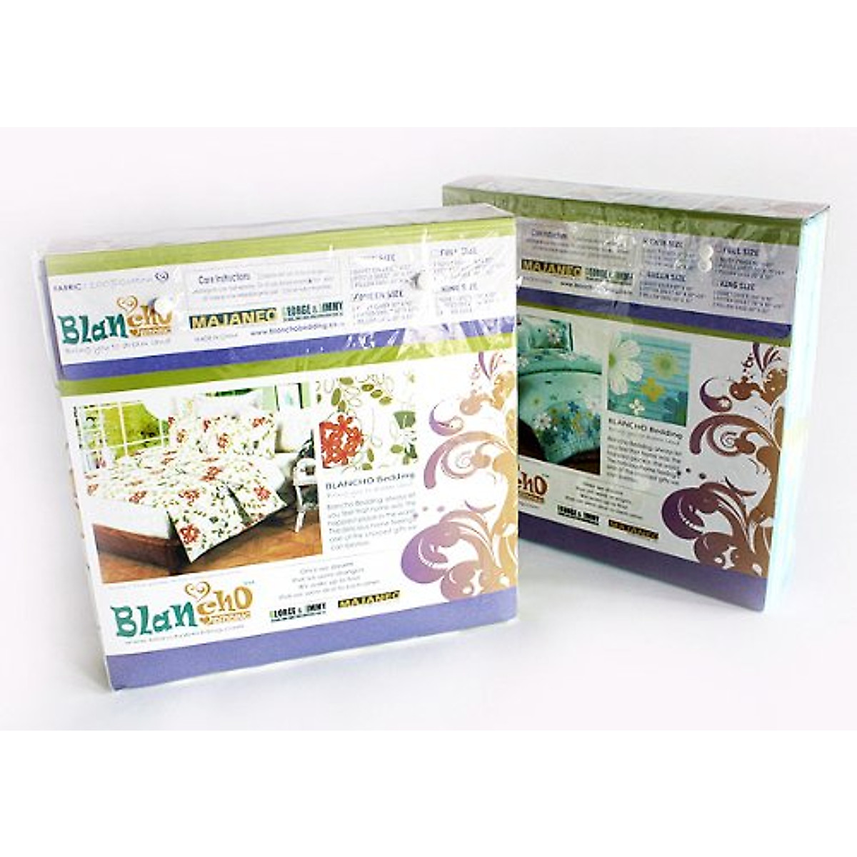 Blancho Bedding - [Rhythm of Colors] 100% Cotton 3PC Mini Comforter Cover/Duvet Cover Set (King Size)