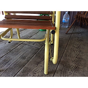 4/Pack Glider Bearing Arm Brackets Replacement Patio Glider Parts Rocker 10" Overall Length, 8-5/8" from Hole to Hole (10 Inch)