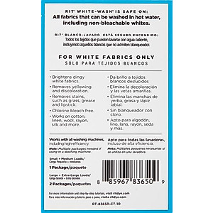 Dye Powdered Fabric Dye, White Wash, 1 7/8-Ounce
