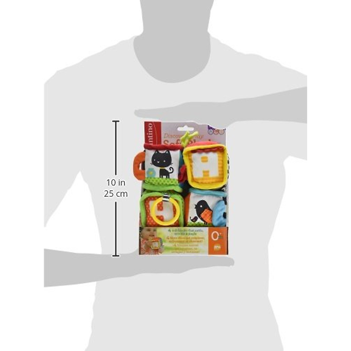 Infantino Discover and Play Soft Blocks Development Toy