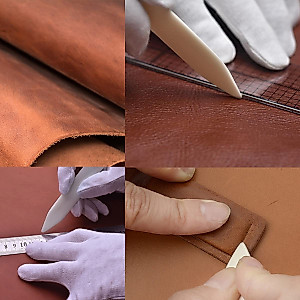 DEEDYGO Genuine Bone Folder and Scoring Tool - 100% Real Cattle Bone, Smooth, Premium Quality for Folding, Scoring, Creasing, Bookbinding, Origami, Scrapbooking, Leather Burnishing, Paper Card Crafts