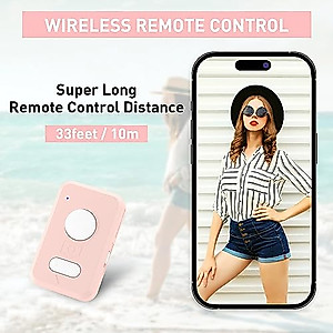 LOSODONA 44" Selfie Stick Tripod Cell Phone Tripod Bluetooth Selfie Stick Wireless Remote Tripods Compatible iPhone 14 13 12 pro Max, Android Samsung S23 S22(Pink)