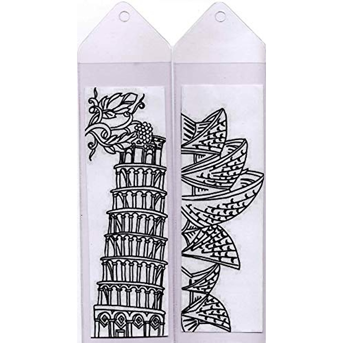 Vinyl Bookmark Sleeves (2 3/16 inches by 7 1/8 inches) by Easy Read Register (100)