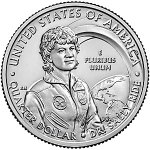 2022 P, D Dr. Sally Ride, American Women Quarter Series 2 Roll Set Uncirculated