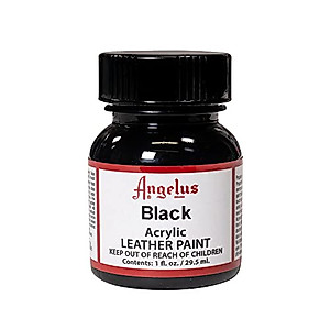 Angelus Acrylic Leather Paint 1oz Black
