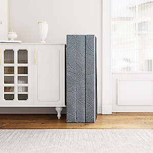 Tri Folding Memory Foam Mattress, 4 inch Tri Folding Mattress Topper, Twin Size - 38"x 75"x 4"