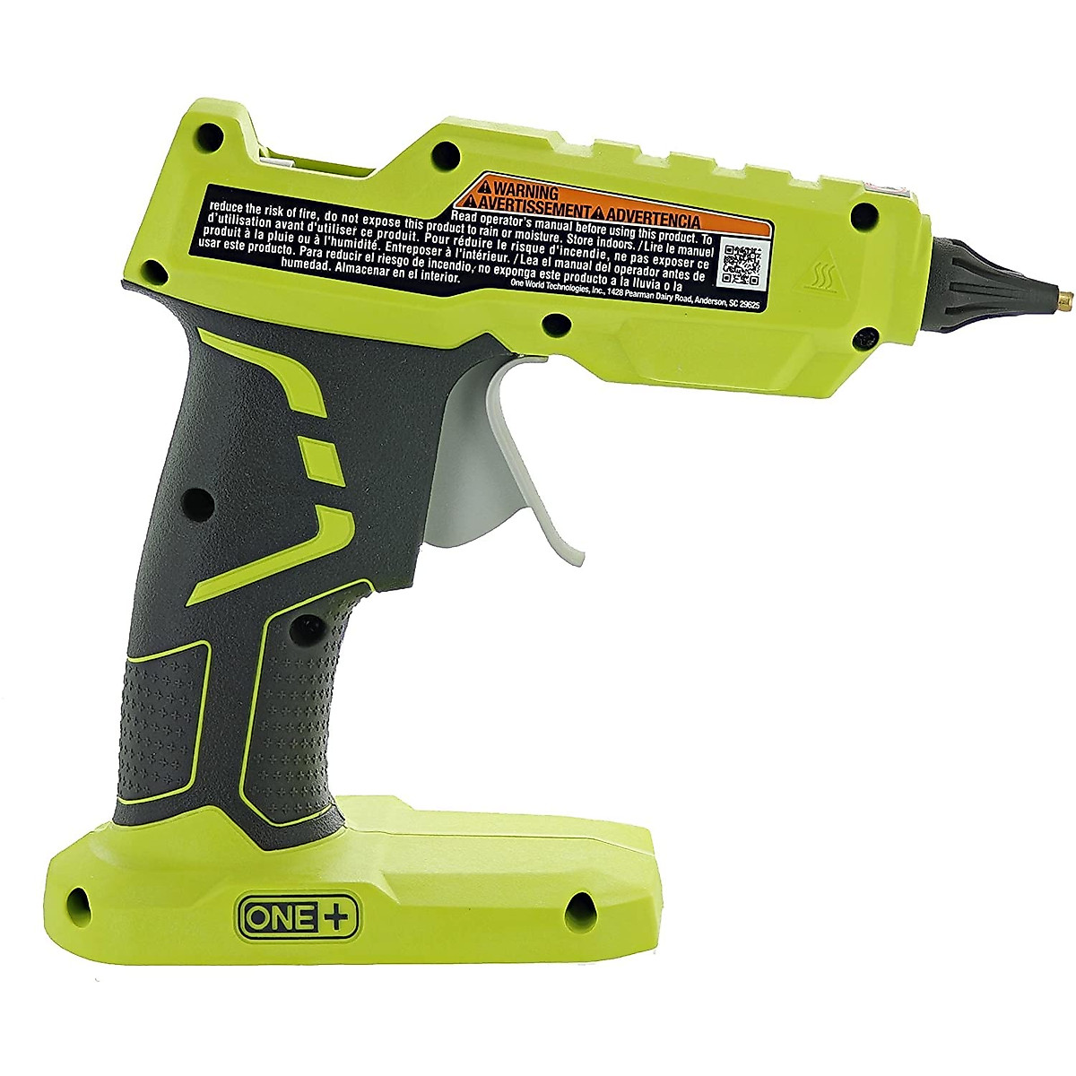 Ryobi 18-Volt ONE+ Cordless Full Size Glue Gun with Charger and 18-Volt ONE+ Lithium-Ion Battery (Bundle)