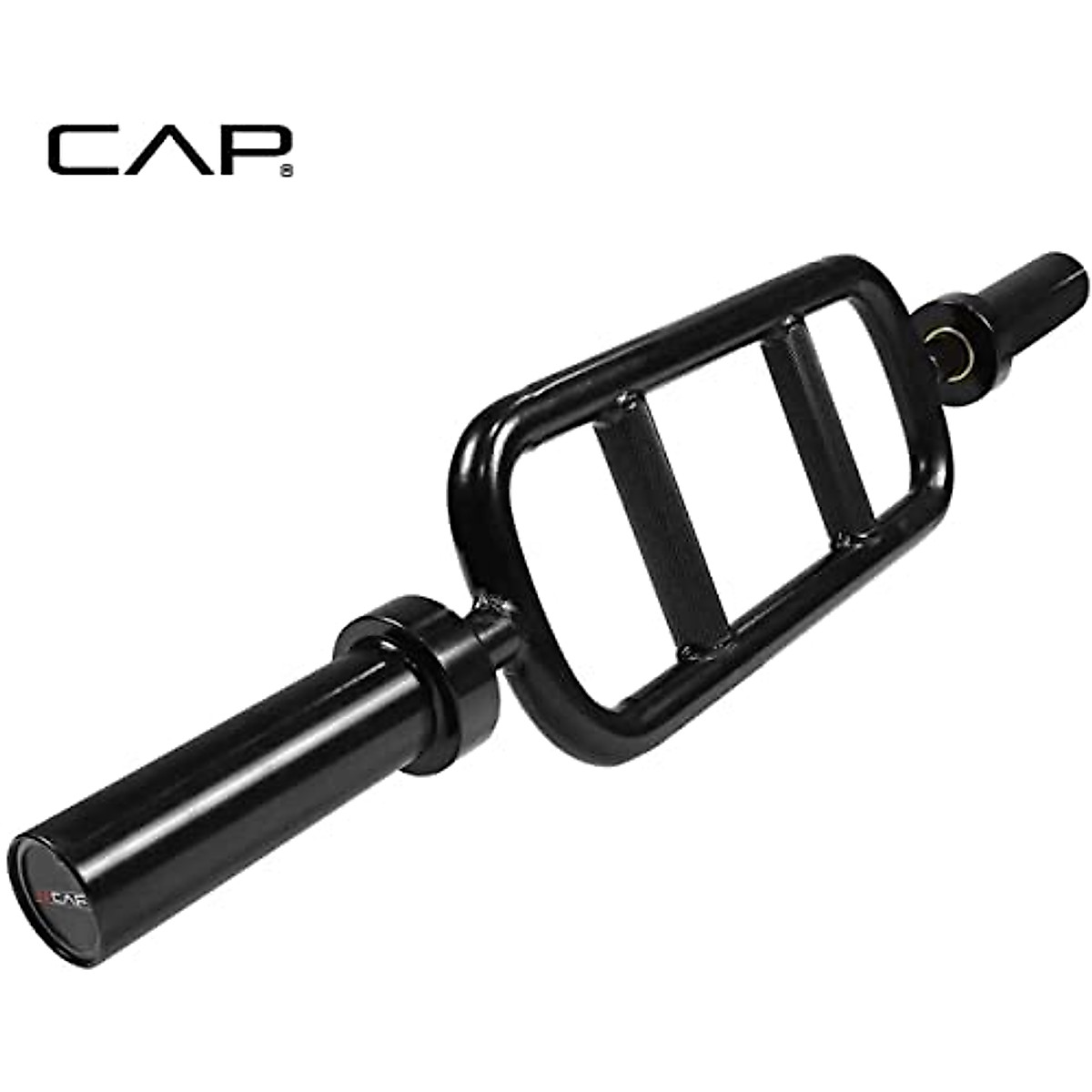 CAP Barbell 2' Solid Olympic Triceps Bar, No Collars, Black (New Version) (OBIS-34SB-3)