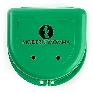 Nipple Shield Case, Pacifier Case, for Nipple Shields and Breast Shields, Pacifier Holder, Nursing Case, Good for Diaper Bag, Purse, Travel, BPA Free, Durable, Made in The USA (Green)