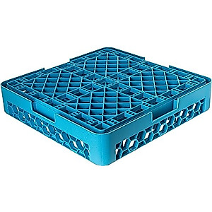 Soro Essentials- 36 Compartment Polypropylene Glass Rack Blue Color- Glass Rack for Kitchen Counter Durable Kitchen Glass Rack for Glassware Glass Drying Rack