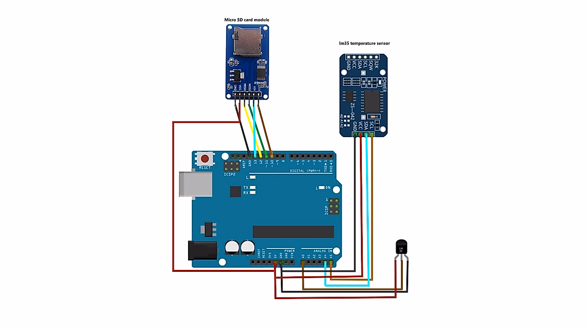 Stemedu 2PCS Micro SD Card Module TF Card Memory Storage Adapter Reader ...