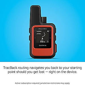 Garmin 010-02602-00 inReach Mini 2, Lightweight and Compact Satellite Communicator, Hiking Handheld, Orange