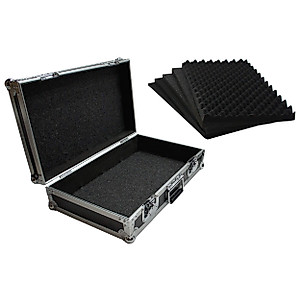 Harmony Audio HCLUC Flight 22" x 13" x 5-3/8" Pick & Pluck Foam Utility Locking Case
