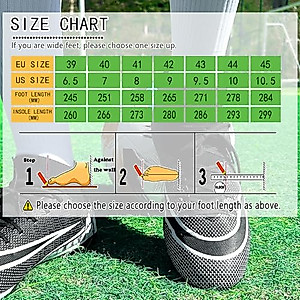 Zquaus Football Cleats,Mens Soccer Cleats，Athletic Outdoor Football Shoes CD8508-M1-42