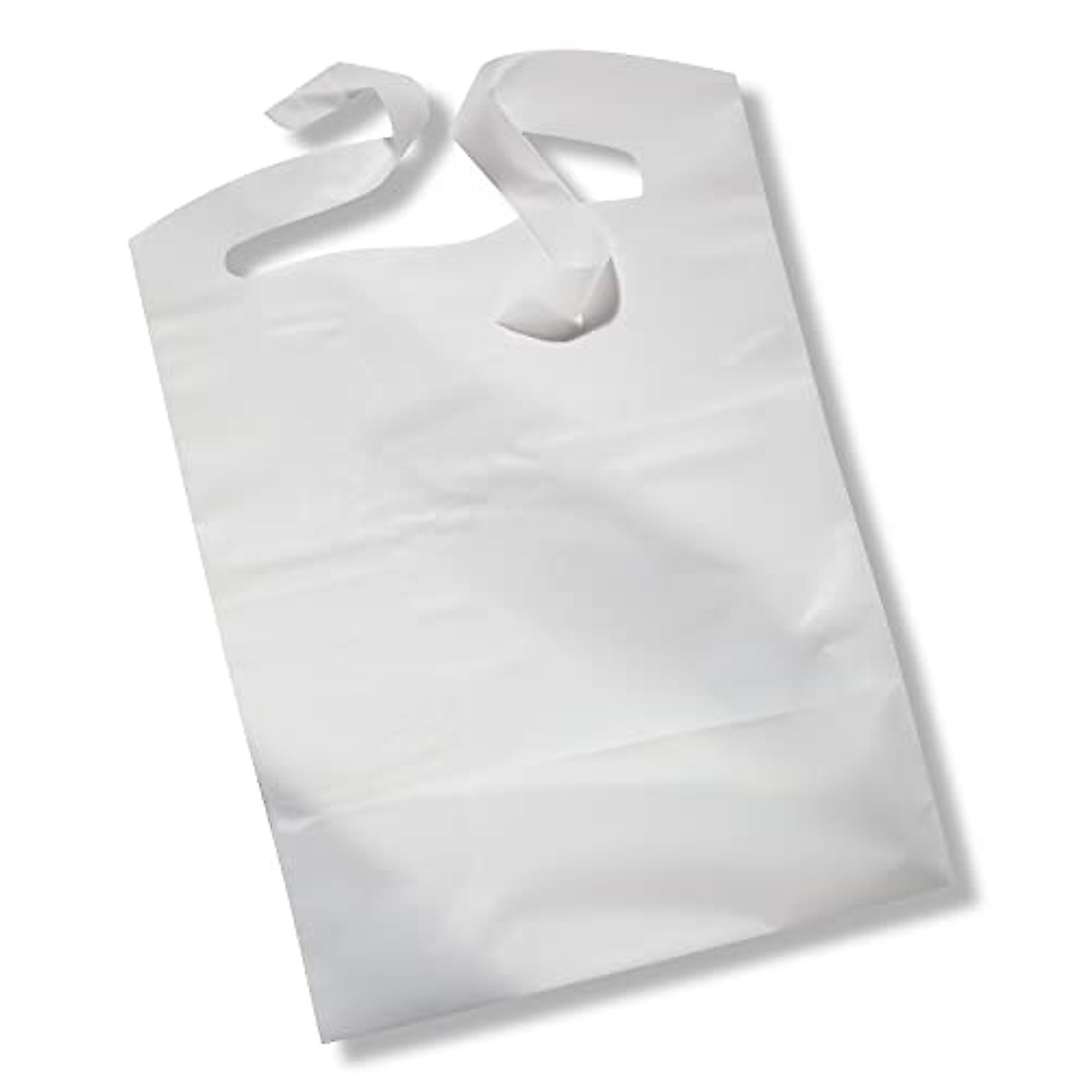 100 Pack Of Child Crumb Catcher Disposable Dining Bibs - Soft Comfortable Disposable Bibs - Child Size 10.5 x 14.5