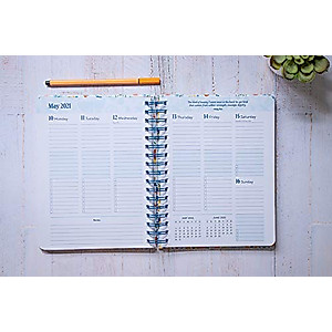 Posh: Deluxe Organizer 17-Month 2020-2021 Monthly/Weekly Planner Calendar: Garden Creatures
